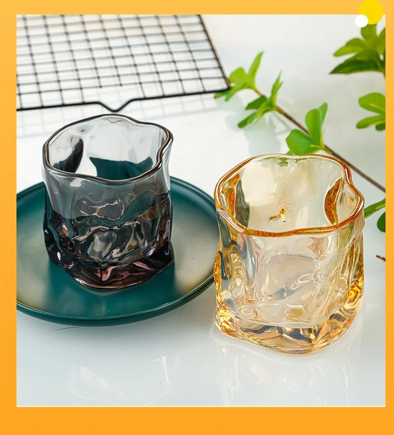 Wholesale Of New Twisted Glass Origami Colorful Water Cups,Beer Cups ...