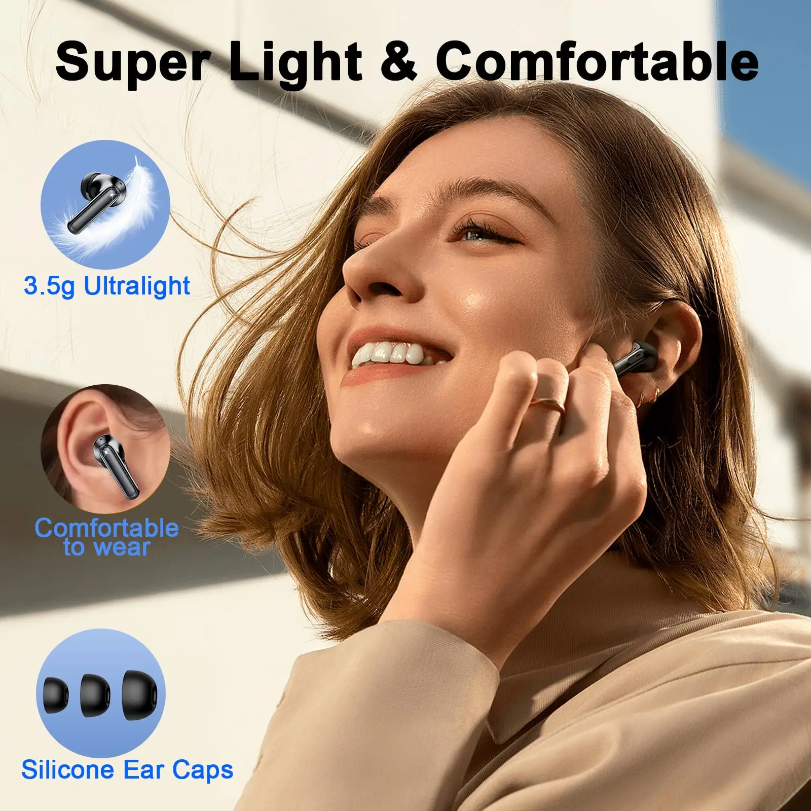 E-commerce Online Shop Y40 TWS ANC ENC Earbuds for Smartphones