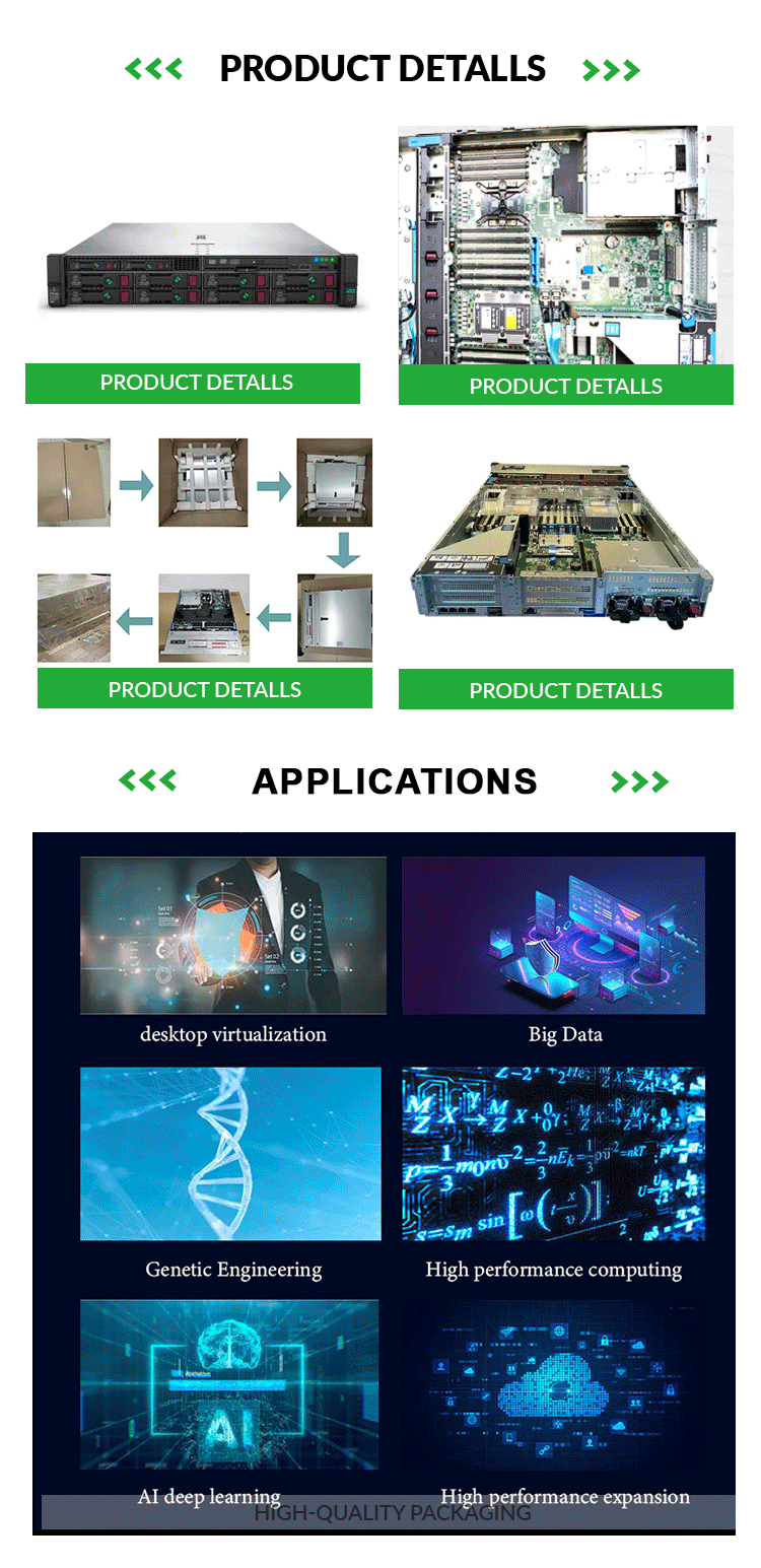 High Quality Hpe Proliant DL380 DL360 Dl388 Gen10 Gen11 Computer Server ...