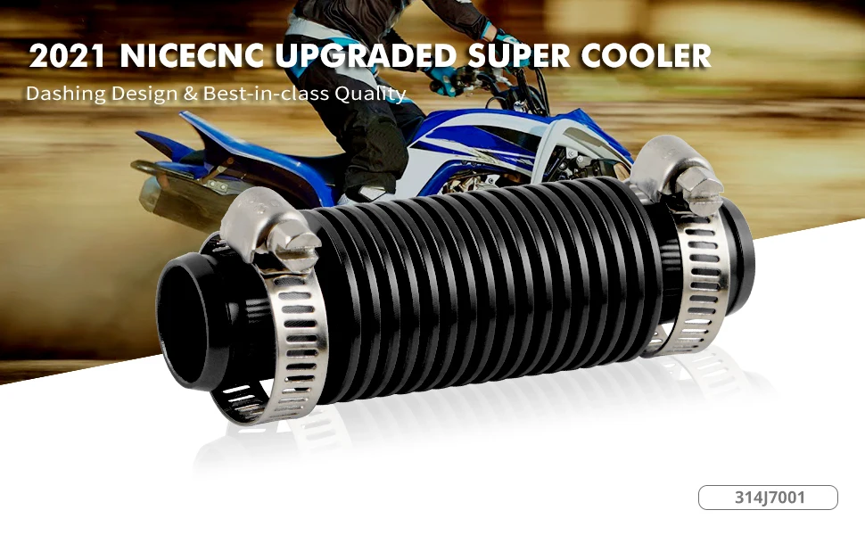 Nicecnc Hose Clamp Inline Super Cooler Coolant For Yamaha Raptor 700r 2011-2021 - Buy Hose Clamp ...