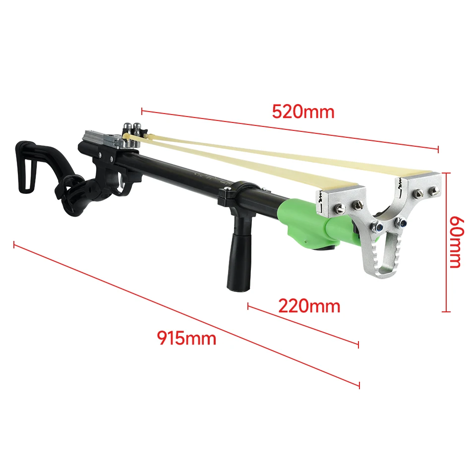 Red/Green Laser Shooting Slingshot Set - Foldable Outdoor Hunting Tool ...