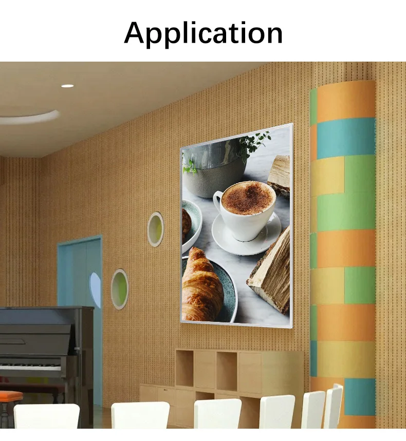 Advertising Display Lightbox A0/a1/a2/a3/a4 Aluminum Poster Frame Snap ...