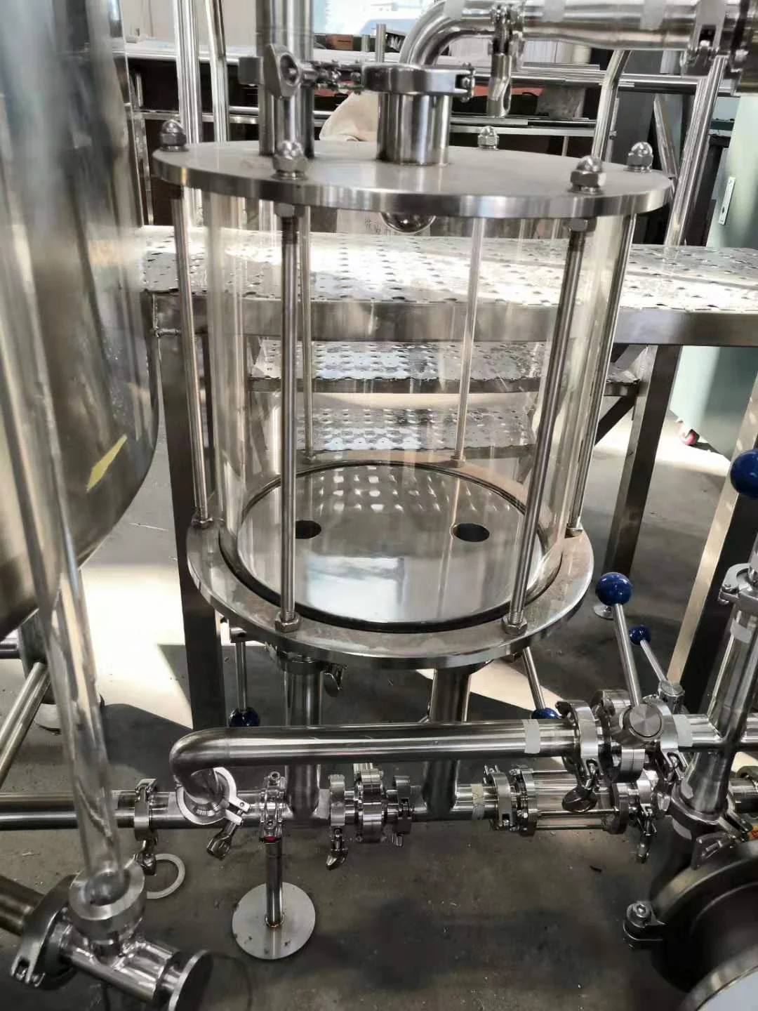 100L Stainless Steel Jacketed Conical Beer Fermenter Tank Beer ...