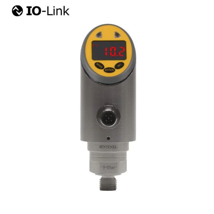 Sentinel Io-link Pressure Sensor Pnp/npn/push-pull Configurable With ...