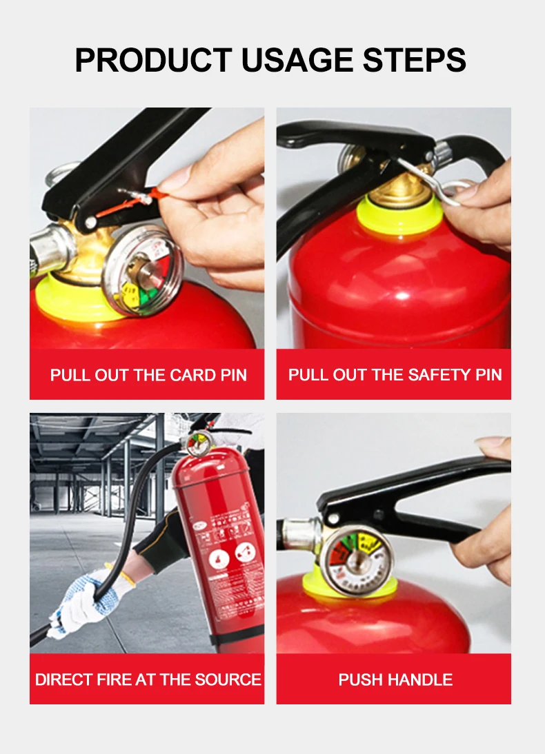 Customizable Colors High Quality Fire Extinguisher Abc Dry Powder Dry ...