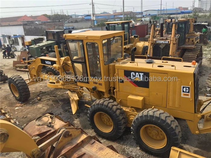 Japan Original Used Motor Grader 140h Caterpillar Secondhand Cat 140 ...