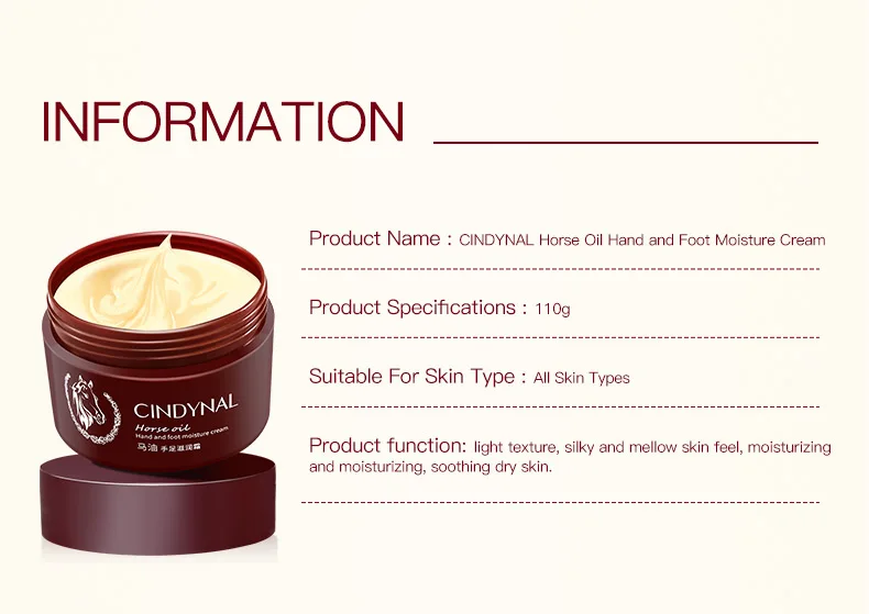 CINDYNAL Foot Care Cream - Moisturize & Repair Dry Heels