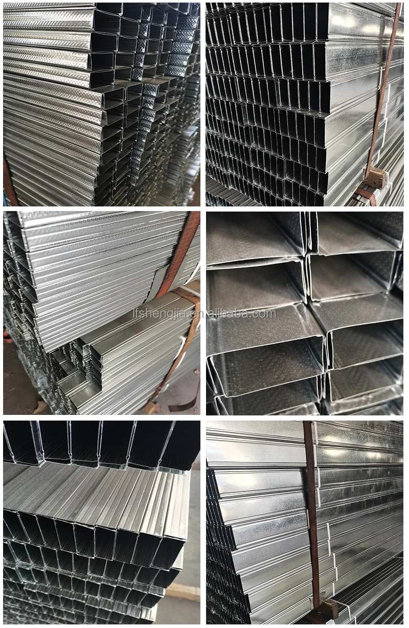 Factory Price Drywall Partition Track And Stud Channel 41 47 50 75mm ...