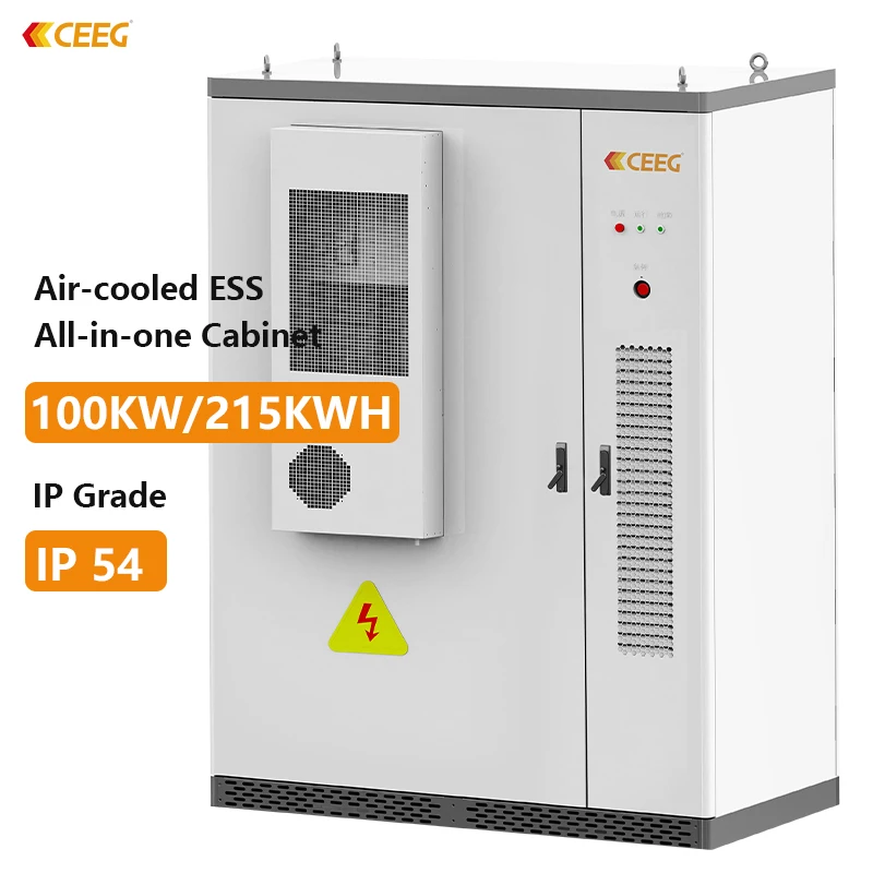CEEG ENERGY High Voltage Commercial Industrial Cabinet 215kWh-630kWh ESS Battery Container 100kW ...