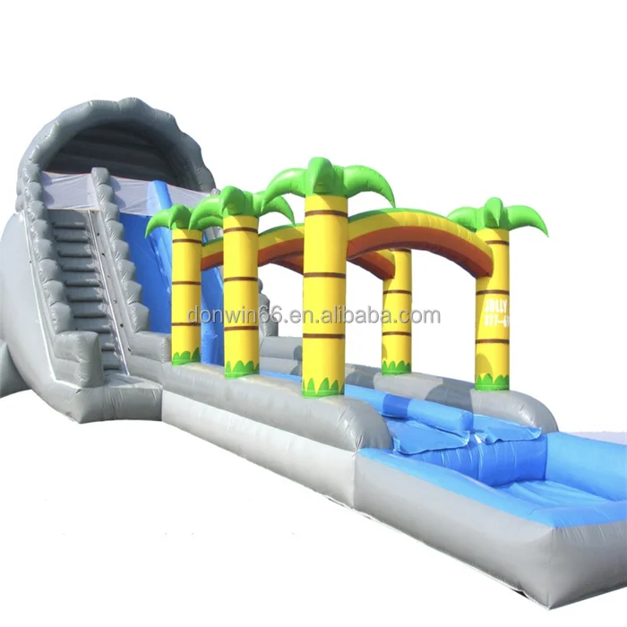 Jumbo Size Commercial Jungle Tree Bouncer Slide Pool Double Lane ...