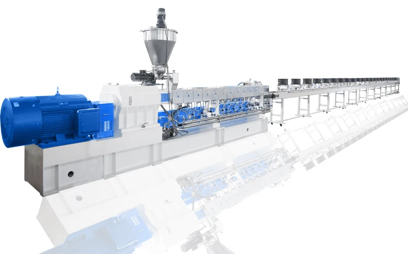 Biodegradable Twin Screw Extruder Production Line for PET LDPE ABS PE ...