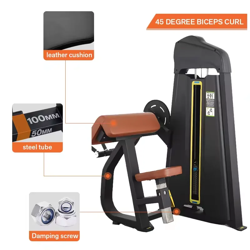 Selectorized Weight Stack Machine Camber Curl Triceps Biceps Curl ...