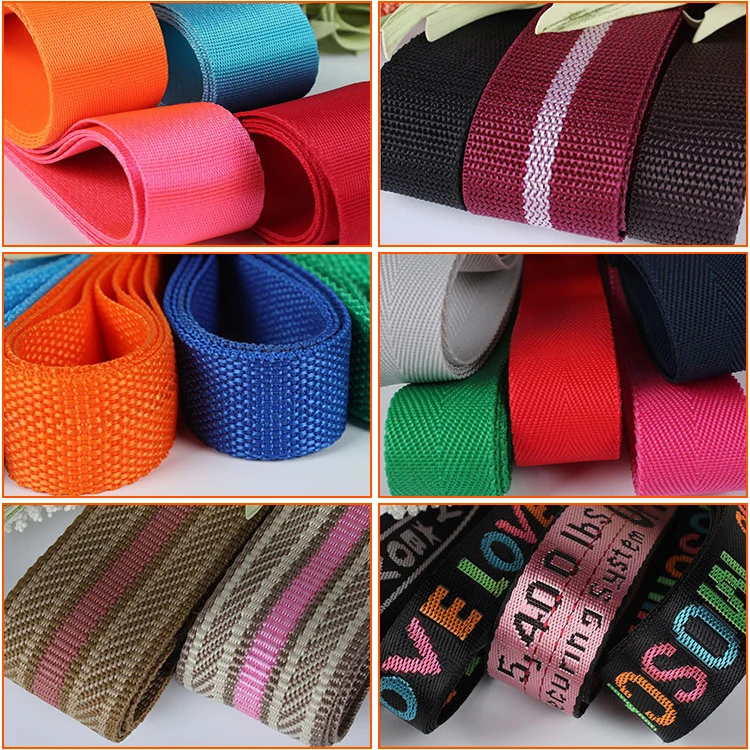 Durable Flat Nylon Webbing Strap for Backpack Seat Belt