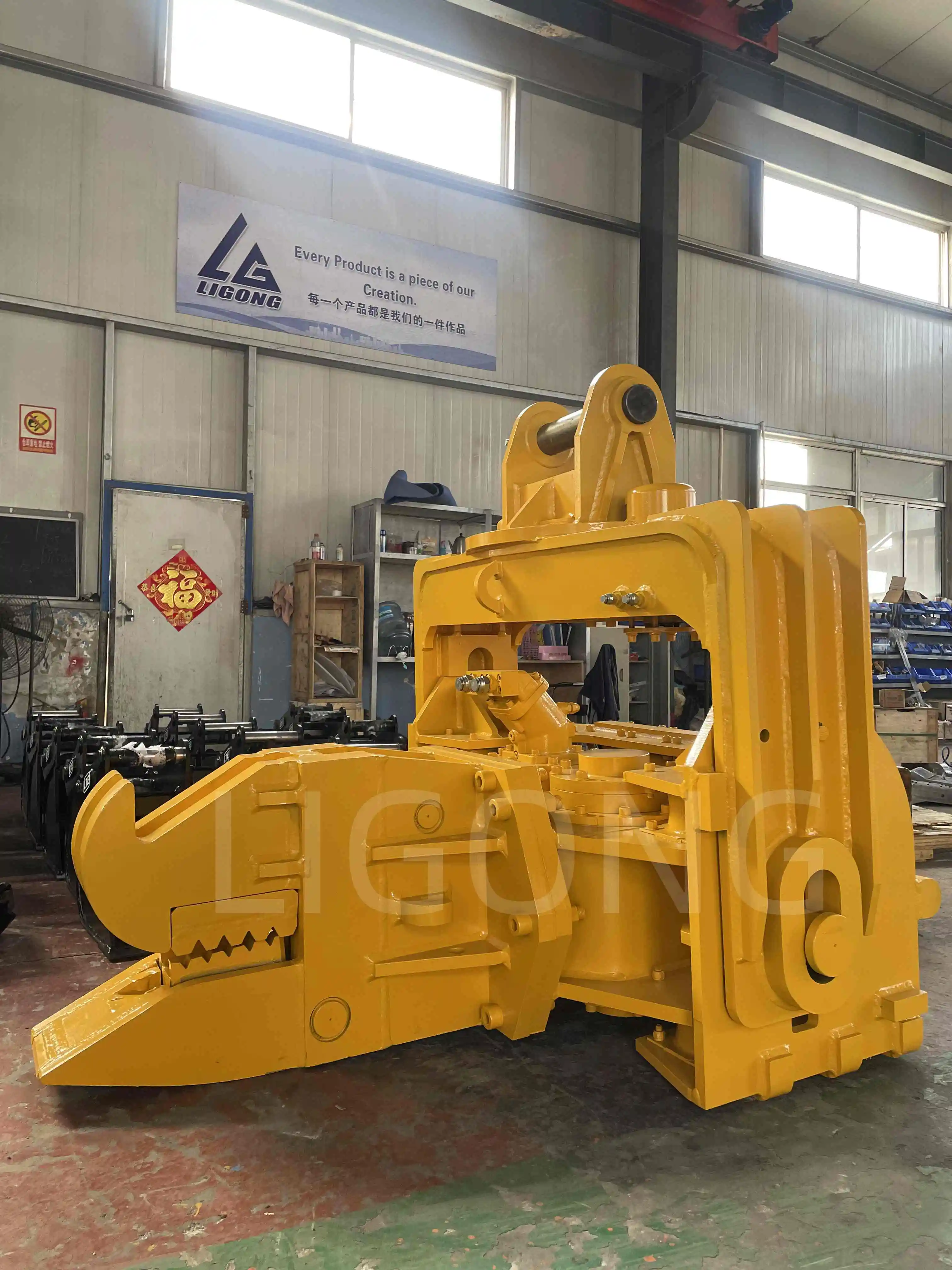 LH10 Sheet Pile Driver for CAT330 PC400 Excavator Vibro Hammer ...
