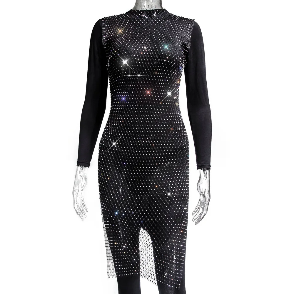 Cross-entry Supply 2024 Aliexpress Beach Summer Popular Mesh Rhinestone ...