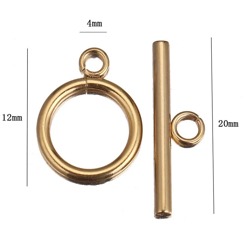 Customized 18k Gold Plated OT Clasps for Jewelry Making