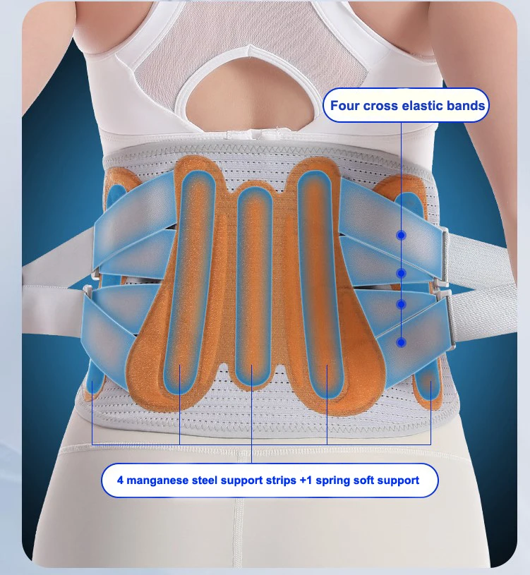 Hot-pressing Adjustable Elastic Sports Lumbar Support Belt Medical ...
