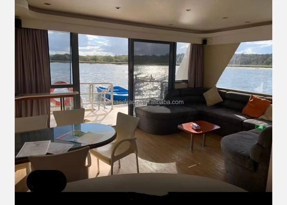 Aluminum House Boat - Durable & Versatile Fishing Vessel