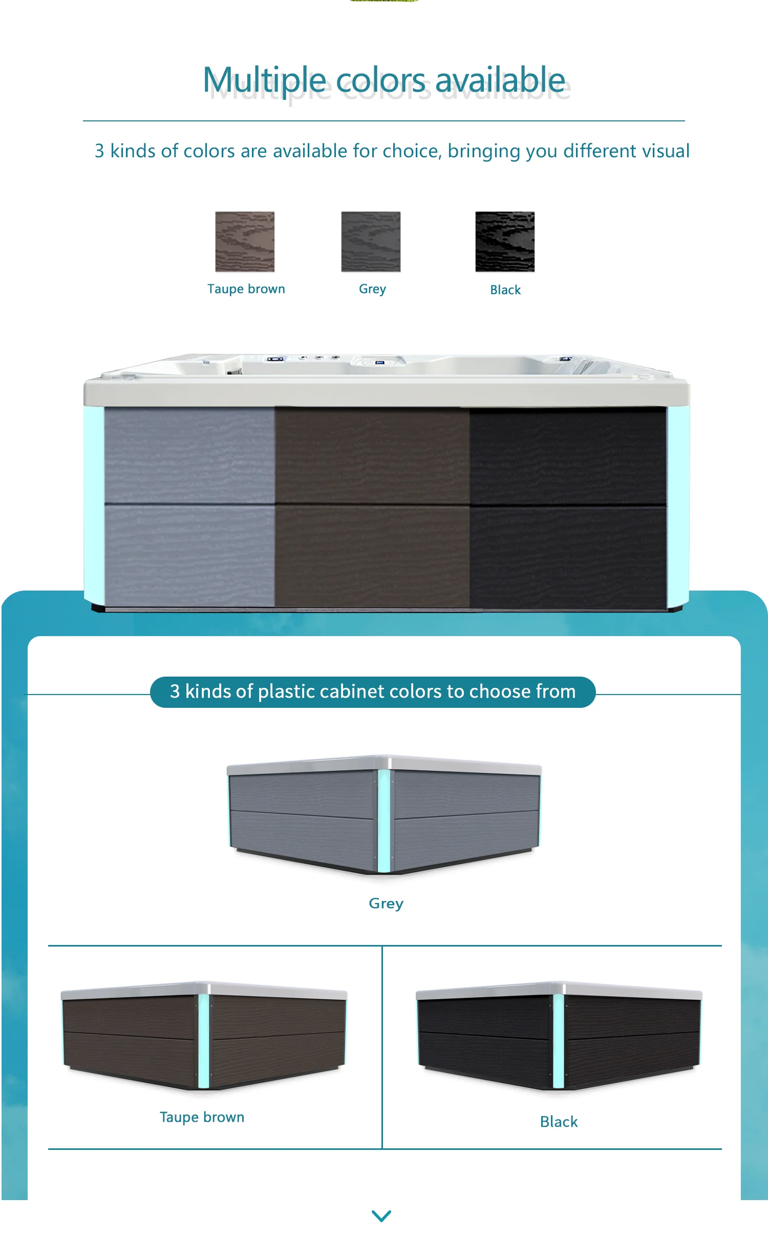 5 Person Deluxe Balboa System US Acrylic Hot Tub Outdoor Spa Pool With ...