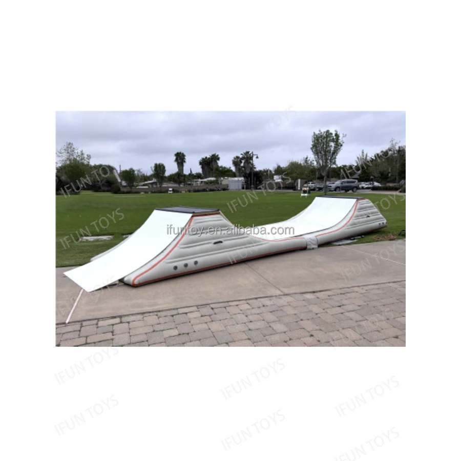 Durable Inflatable Ramp Airtight Inflatable Skateboard Ramp PVC ...