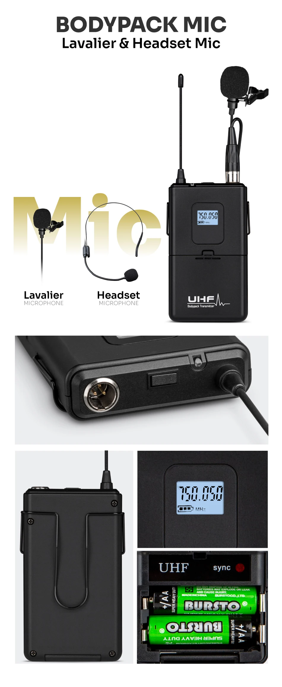 St-808 Professional Uhf Wireless Microphone 8 Channel Handheld Cordless ...