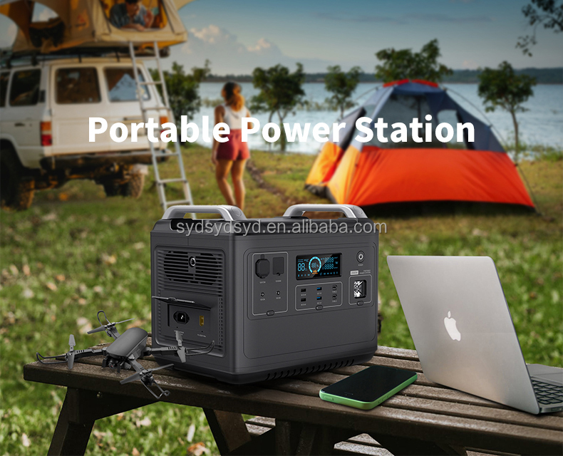 Off Grid Outdoor Camping 2000W Solar Generator Power Station
