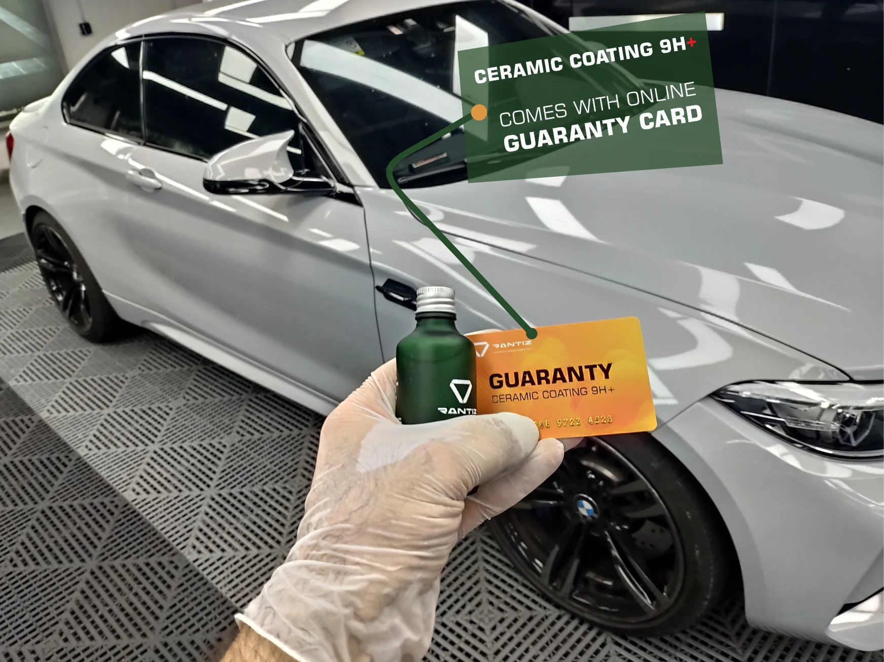 RANTIZ Ceramic Coating 9H+ - Luxury Nano Graphene Protection