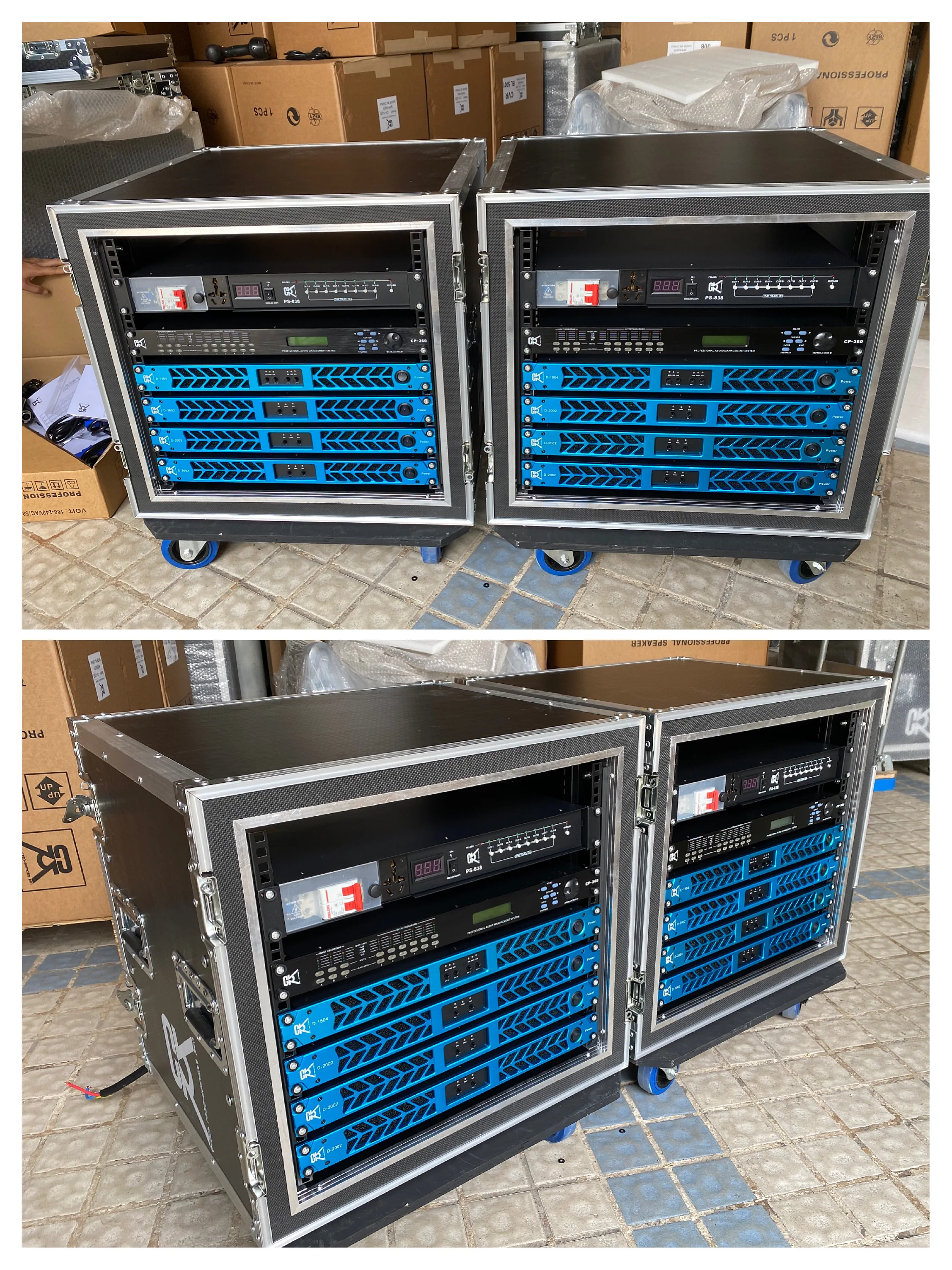 CVR Power Amplifier - 2000W Versatility Speakers & Audio Mixers