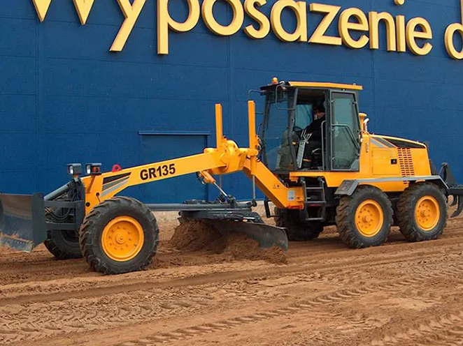 Road Construction Machine Motor Grader Gr135 135hp Large Road Grader ...