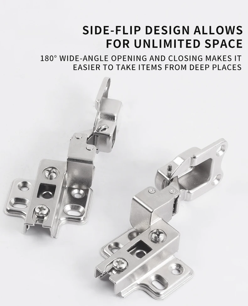 American Side Mounted Hinge - Soft Closing Adjustable Hinge