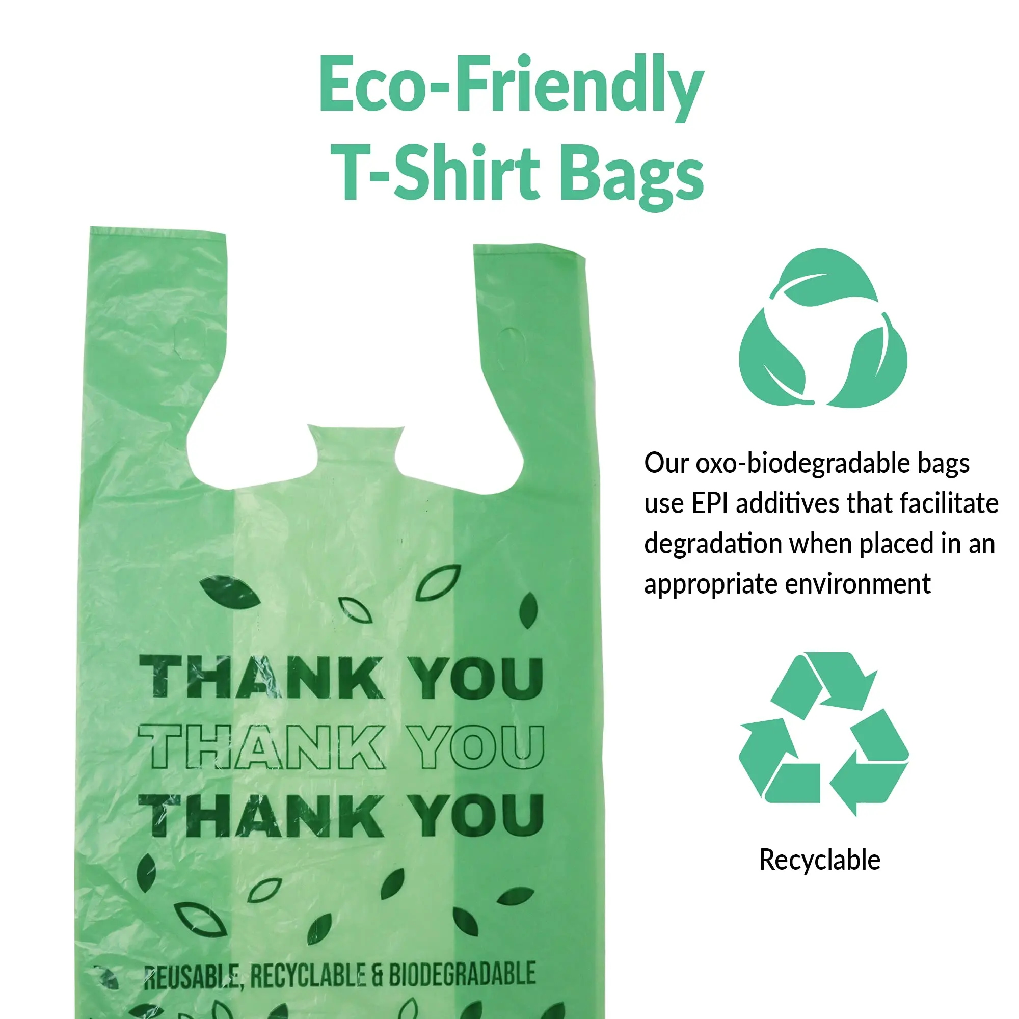 Custom Print Logo PLA Biodegradable Compostable Shopping Bag