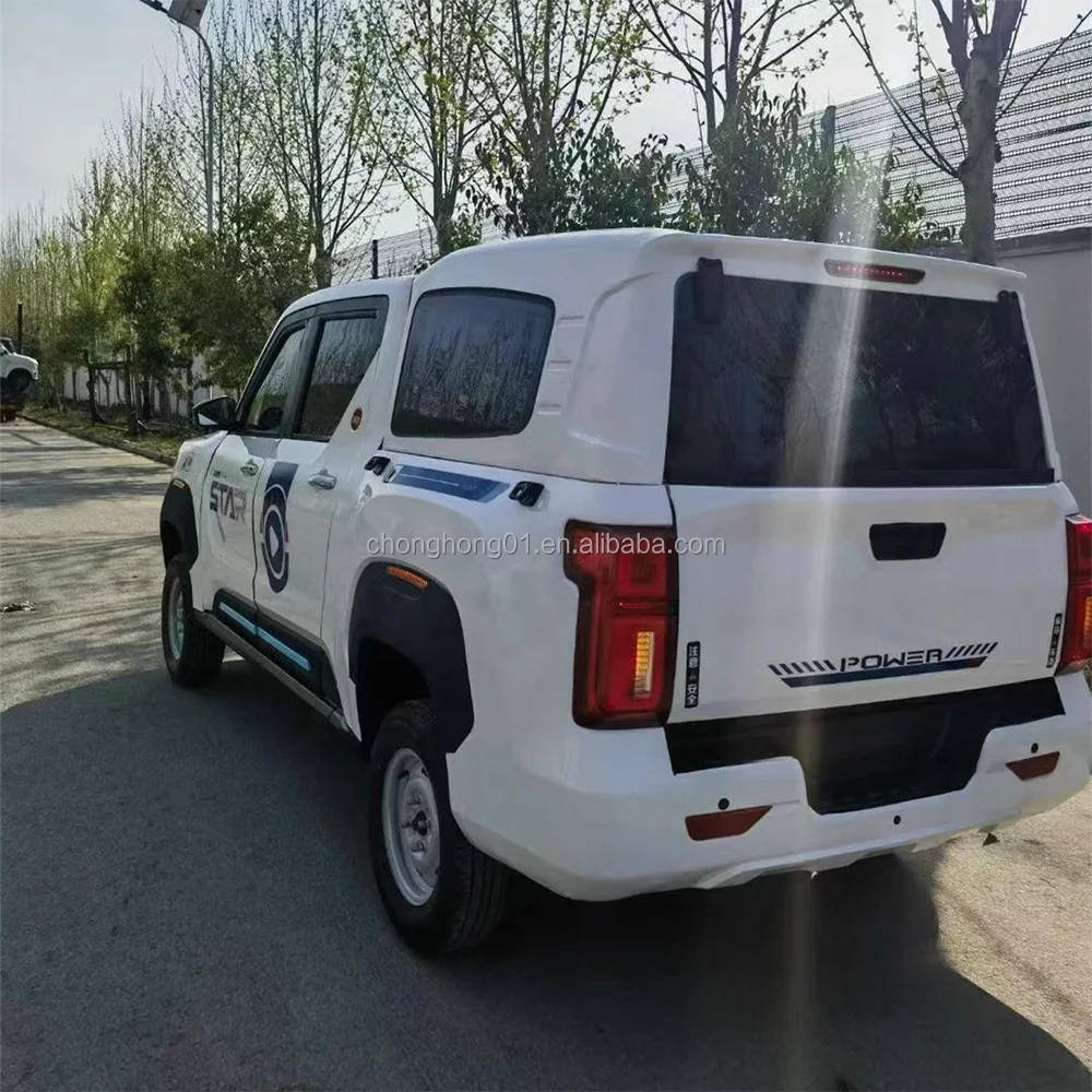 Fully Enclosed Pickup 4 Wheel Electric Pick Up New Energy Vehicles Mini ...