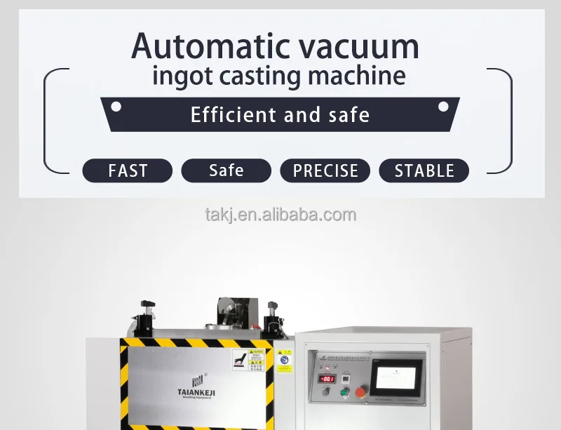 Induction Heating Tunnel Type Full Automatic Gold Ingot Casting System