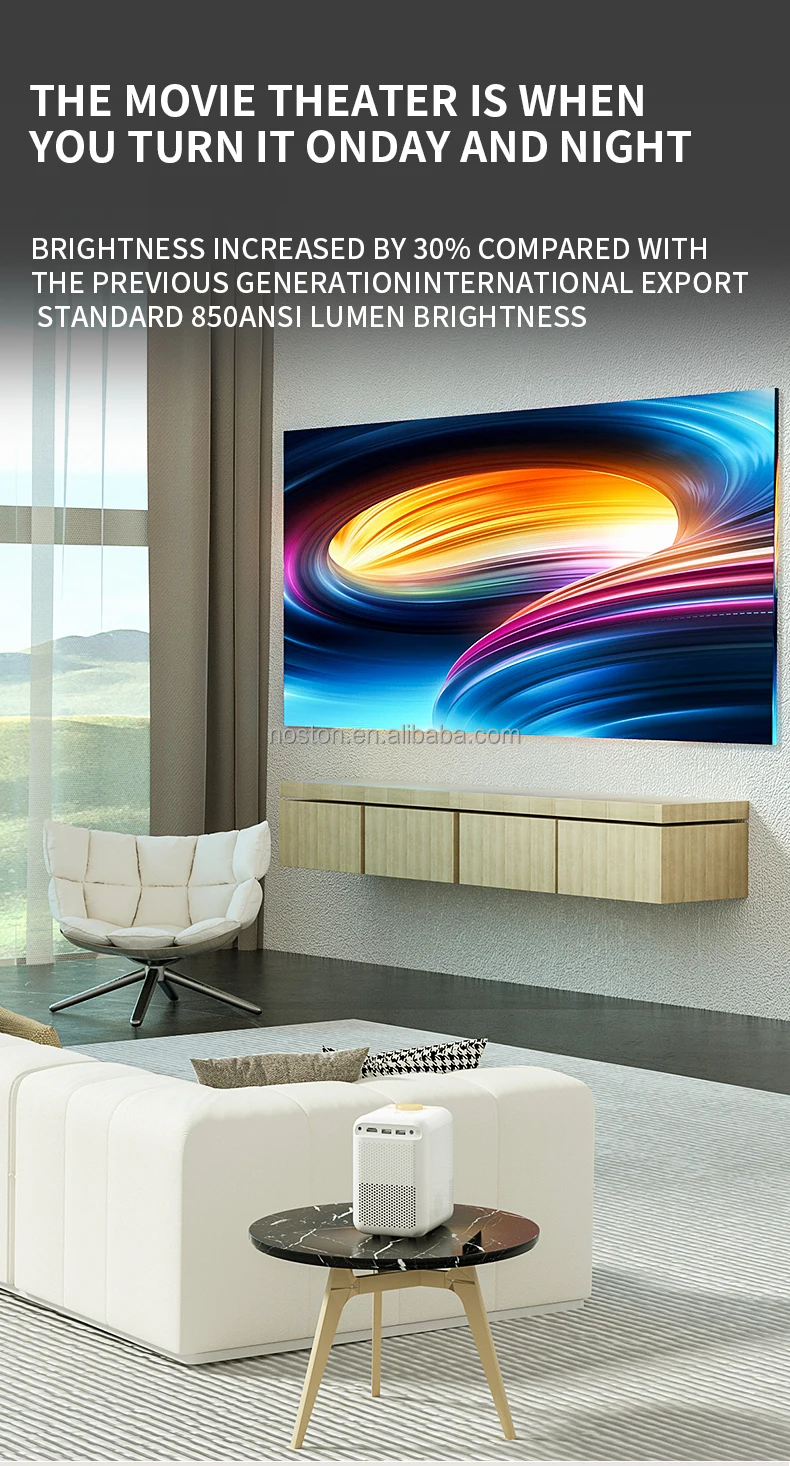 New Hot Upgrade Version X10 Mini Proyector 4k Android 10 16gb Dual Wifi ...