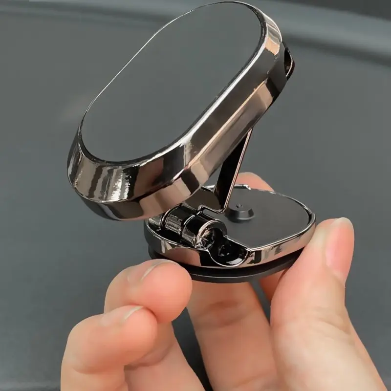 Universal 360 Rotating Magnet Stand Mini Folding Dashboard Magnetic Car ...