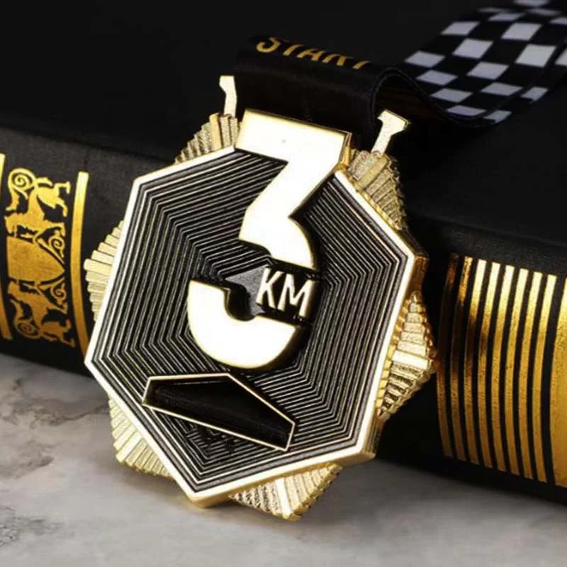Medallas 3d Personalizadas Por Primera Vez,Premios Metálicos,5k,10k,21k ...