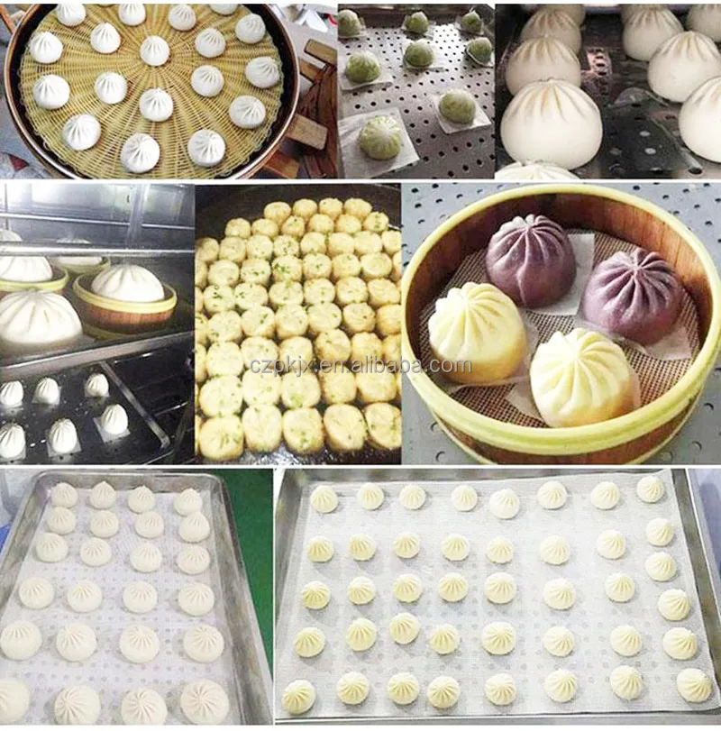 Industrial Automatic Steamed Stuffing Bun Momo Maker / Chinese Baozi Making Machine - Buy ...