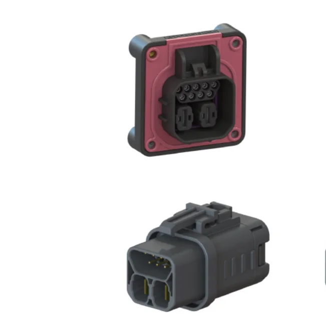 12pin Signal Connector With Ip67 Ip68 Waterproof For Hybrid Contact ...