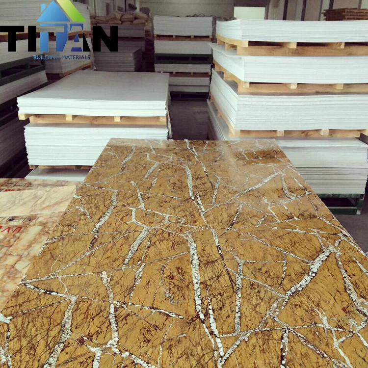 High Gloss Pvc Marble Sheet Wandplaten Marmer Wall Panel Marble Marmo ...