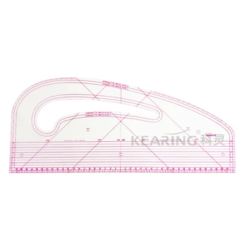 Kearing Brand Large Transparent Flexible Curve Metric Pattern Master ...