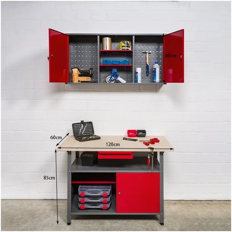 Jzd Factory Metal Garage Cabinet System Combination Tool Storage Roller ...