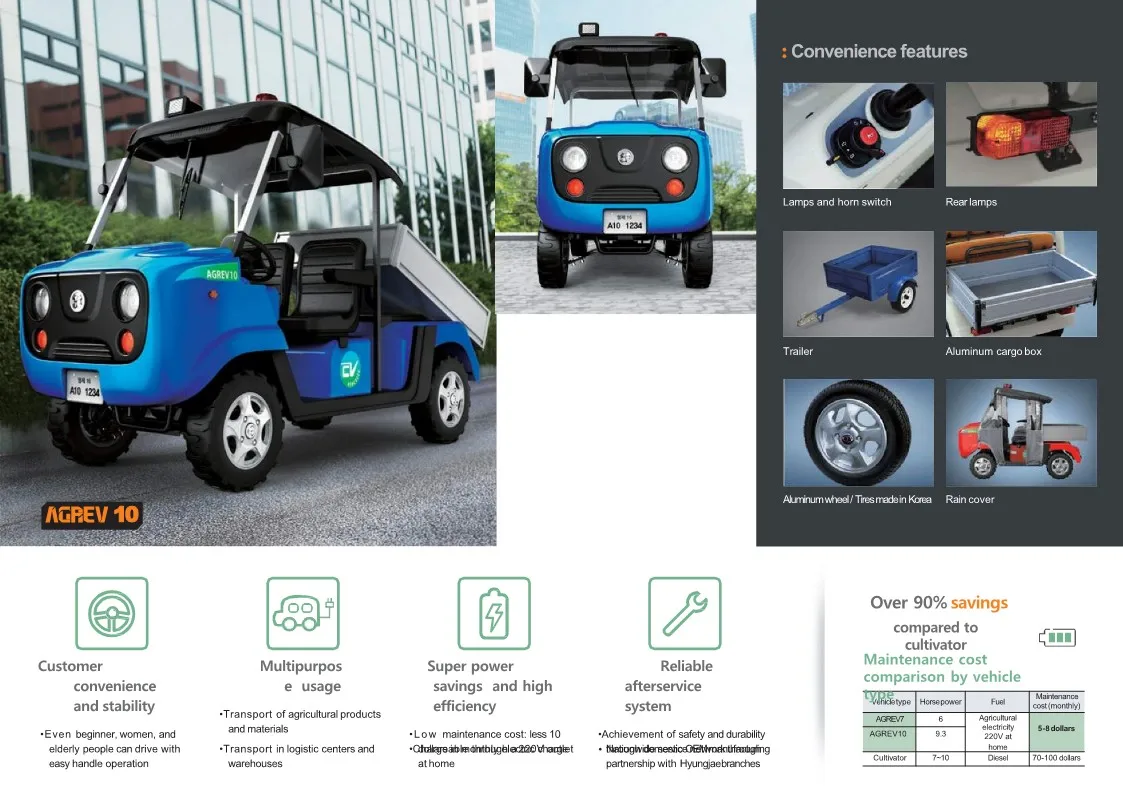 [drivetech Co.,Ltd] Electric Mini Truck Drivetech Electric Vehicle ...