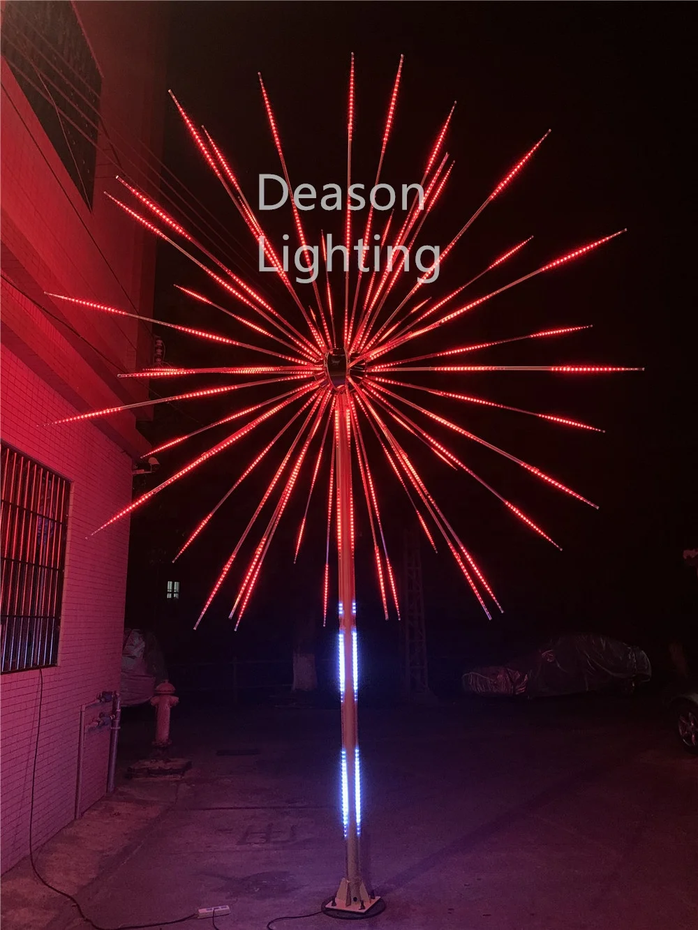 Color Changing Christmas LED Fireworks Wall Lights - Multi Color ...
