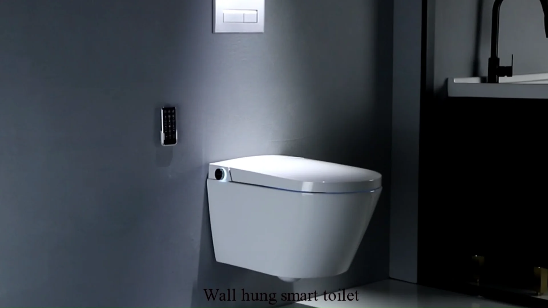 Toilet Back To Wall Bathroom Ceramic Smart Electric Intelligent ...