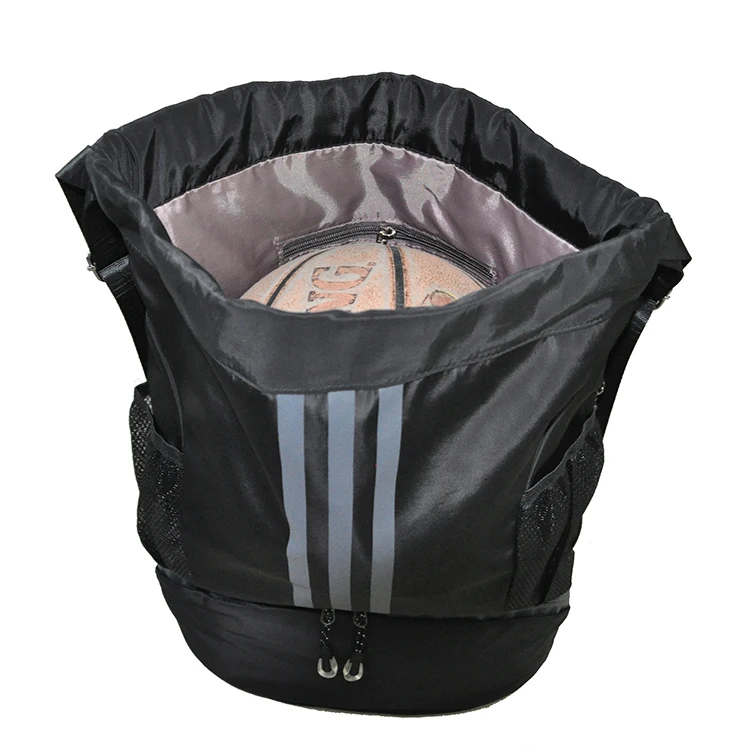 Customized Waterproof Polyester Gym String Bag Sports Drawstring ...