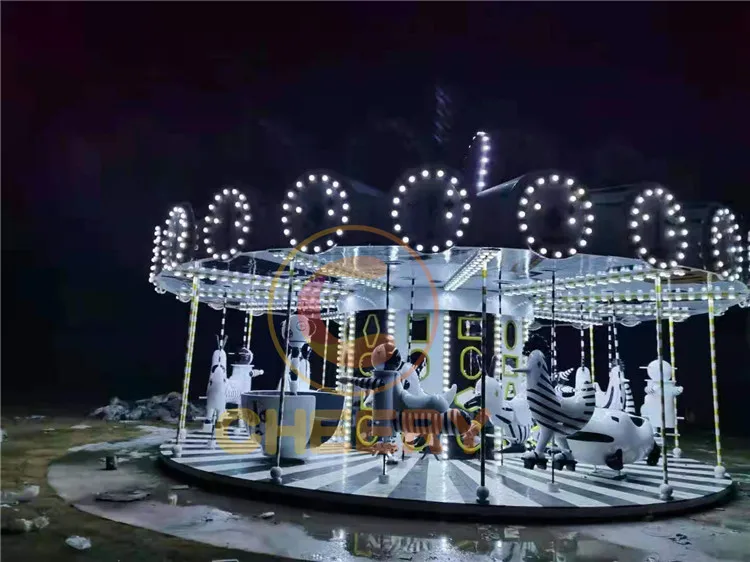 Funfair Amusement Park Attractive Carnival Rides 36 Seats Carousel ...