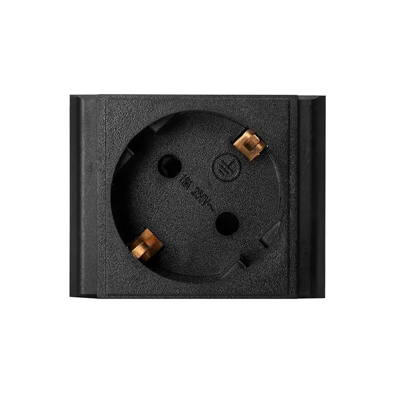 High Quality 1U 19 Inch EU France PDU Socket 8 Ports Switch 16A 250V ...