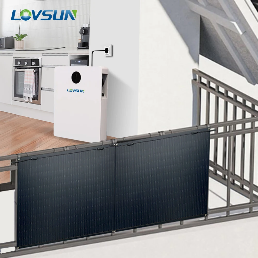 Lovsun Balcony Flexible Solar System - 1kw off Grid Inverter