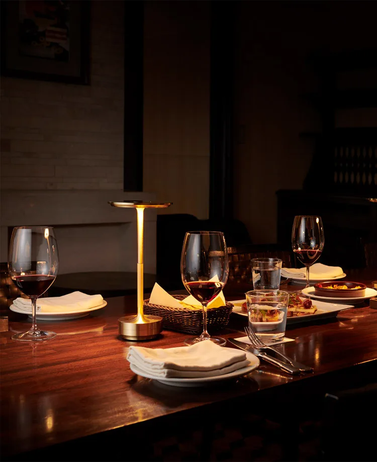 Luxury Cordless Rechargeable Table Lamp - LED Efficiency