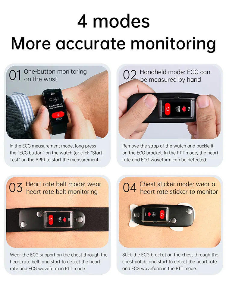 Smartwatch Sports Fitness Tracker Heart Rate Blood Pressure Smart Watch ...